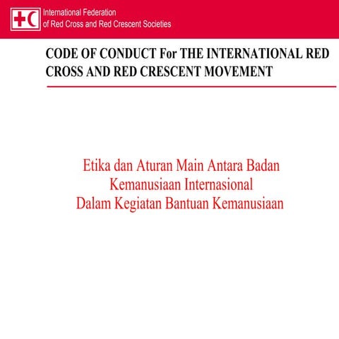 Code of conduct (indo) | PPT