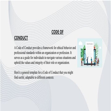 Code of Conduct Code of Security Code of Security | PPTX