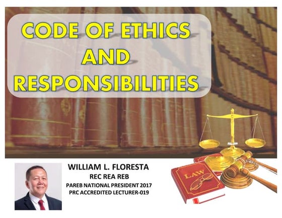 Code of Ethics and Responsibilities of Real Estate Practitioners | PDF ...