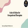 Code of ethics for occupational therapists | PDF