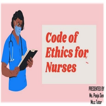 Ethics in nursing | PPSX