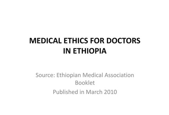 Ethiopian Law of Evidence Lecture Notes ppt | PPT