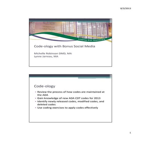 Robinson Code-ology | PPT