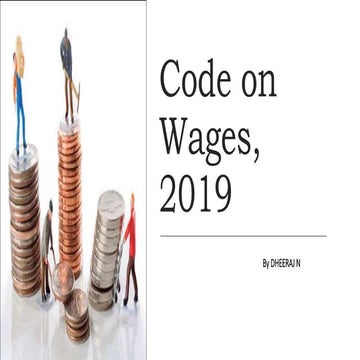 Code on wages, 2019 | PPSX