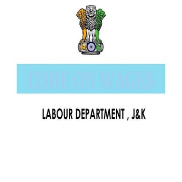 Salient features on all labour codes ppt [compatibility mode] | PDF