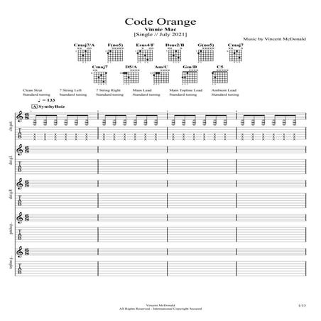 Code Orange TABS | PDF