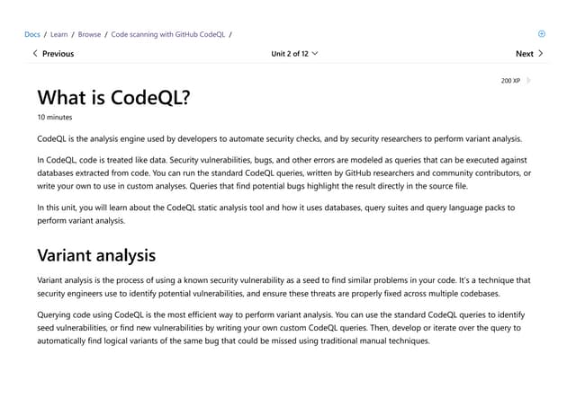 Codeql Microsoft Documentation Basic Of Codeql Ppt