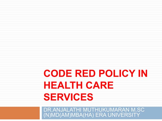 Emergency Codes in a hospital (1) - NABH.pptx