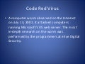 Code Red Worm