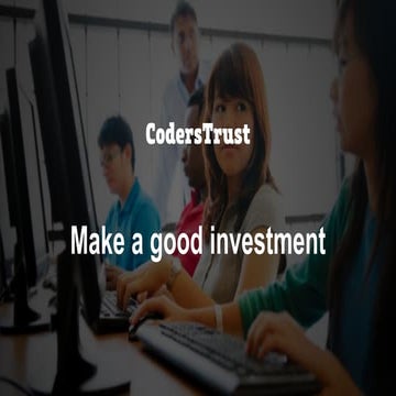 CodersTrust @ digital world | PPT