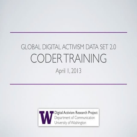 GDADS2 Coder Training Introduction v. 2.0 | PPT