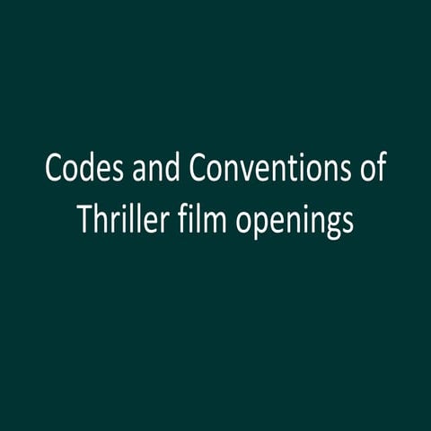 Codes and conventions | PPT