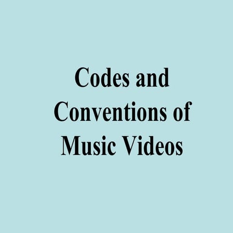 Codes and conventions | PPT