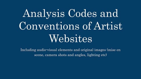 Website codes and conventions | PPT