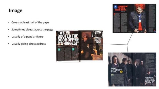 The codes and conventions of music magazines | PPTX