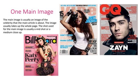 Magazine Analysis (Front Cover) | PPTX