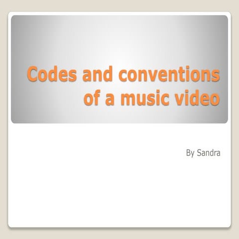 Music video codes and conventions. .pdf