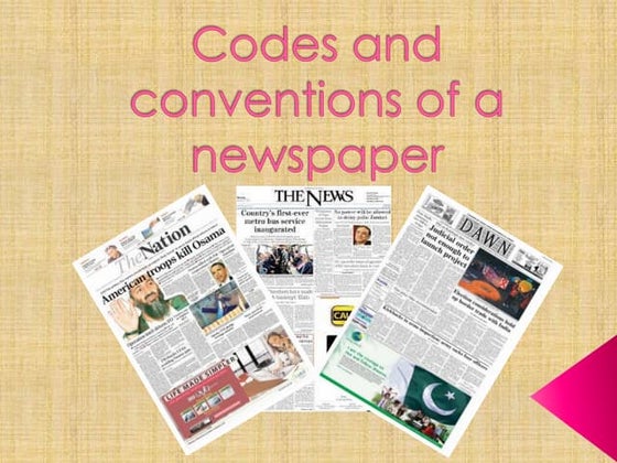 Media Language Lesson 7 - written codes - magazines | PPT