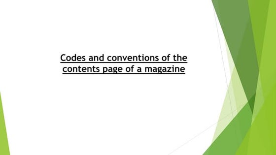 Music magazine layout | PPT