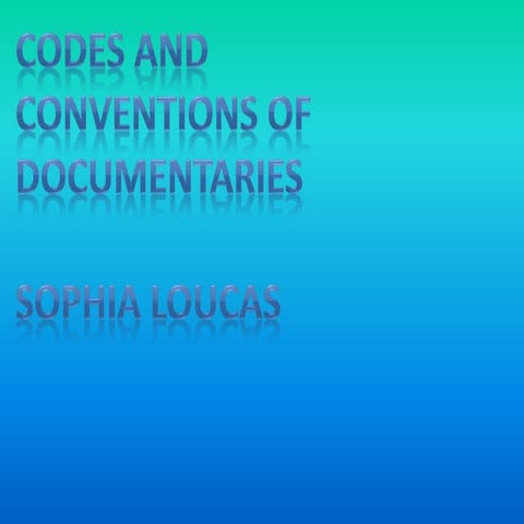 Codes and conventions of docs | PPT