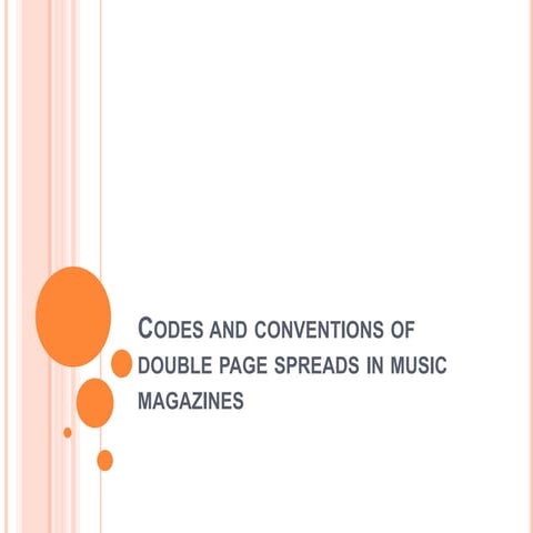 Codes and conventions of a magazine contents page | PPTX