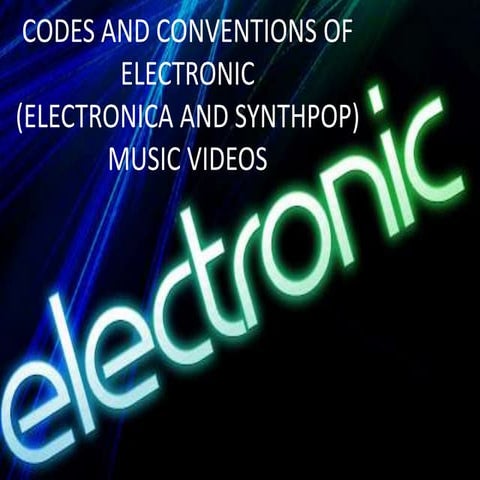 Codes and conventions:electronic for Q1 | PPTX