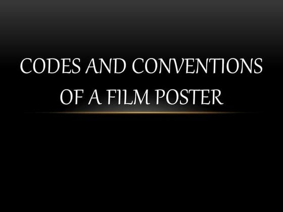 Poster Conventions | PPT