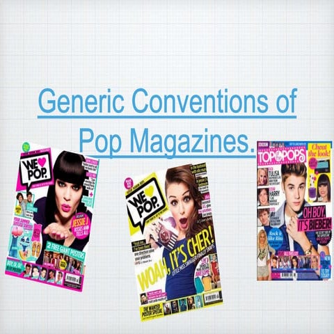 codes and conventions of music magazines | PPTX