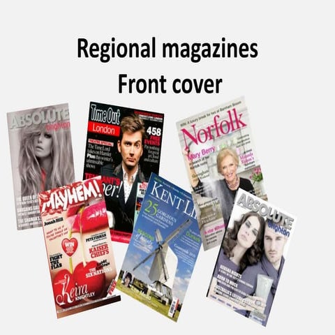 Regional magazine content | PPTX