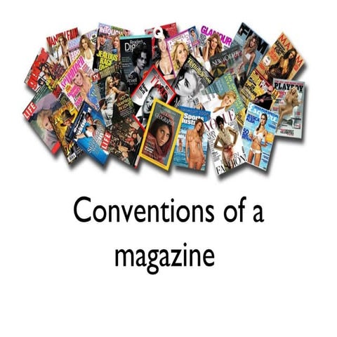 Codes and Conventions of a Magazine | PPT