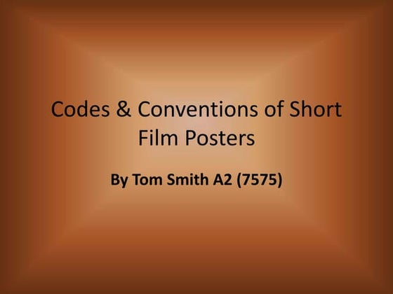 Titles (codes and conventions) | PPTX | Video Production | Content ...