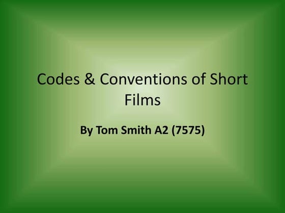 Horror film target audience | PPT