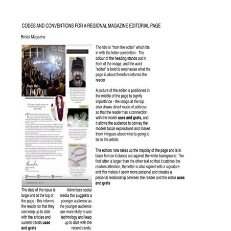 codes and conventions - editorial page | PDF