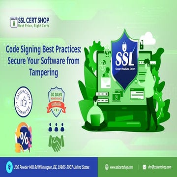 Code Signing Best Practices Secure Your Software From Tampering Ppt