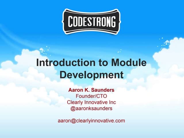 Introduction To Module Development With Appcelerator Titanium Ppt