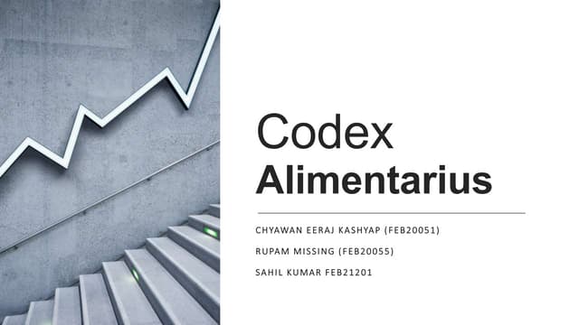 CODEX ALIMENTARIUS.pptx