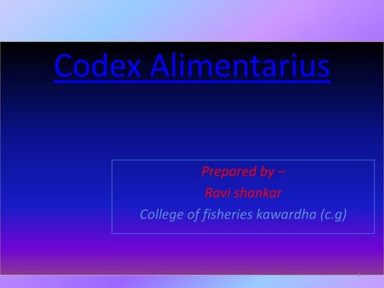 CODEX ALIMENTARIUS.pptx