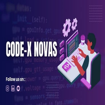 codex novas start up a new start up which | PPT