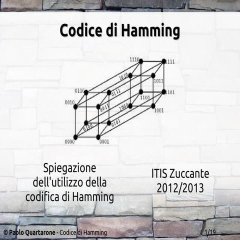 Codice di Hamming | PDF