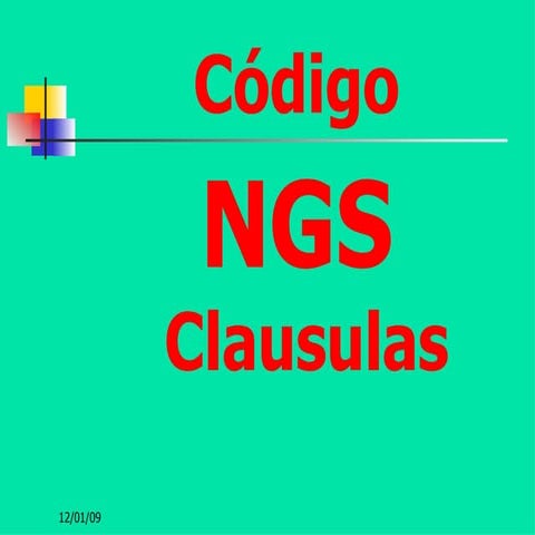 codigo NGS | PPT