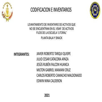 CODIFICACION E INVENTARIOS ESTUDIO DE CASO GRUPO 7.pptx