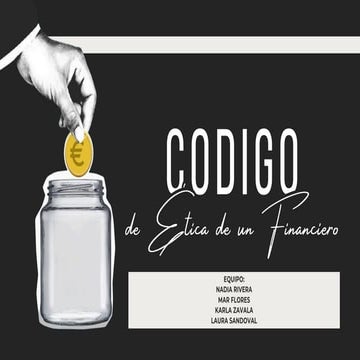 Código de ética financiera para alumnoss | PDF | Business | Business ...