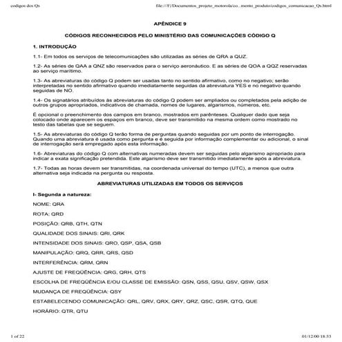 Codigo Q de Radio - Q Code for Radio - CVR - CVRADIO | PDF