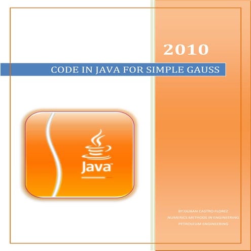 Codigo en java pdf | PDF