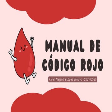 CÓDIGO ROJO y guías de protocolo para acciones | PDF