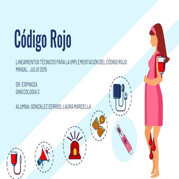 Código Rojo MINSAL El salvador- ginecología | PPTX