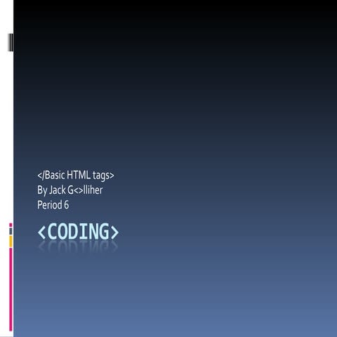 Coding | PPT