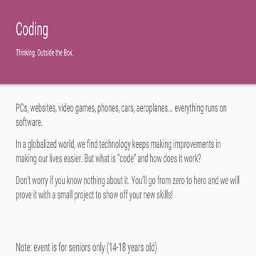 Coding | PPT