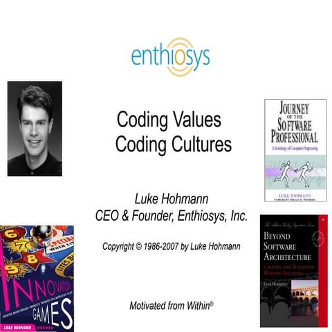Coding Values, Coding Cultures | PPT