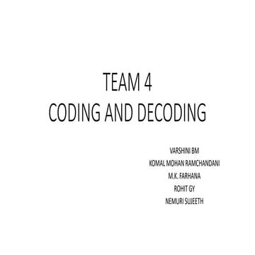 Coding Decoding Pptx